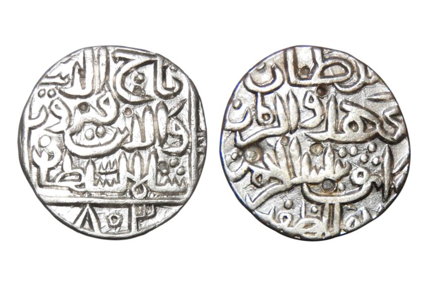 Bahmani Sultan Taj al-Din Firuz Shah Silver Jital | Hazrat Ahsanabad AH 801