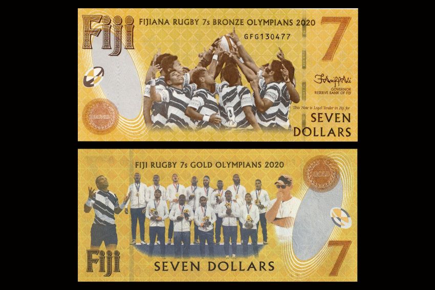Fiji 7 Dollar – Go Fiji Go Commemorative Collectible Banknote