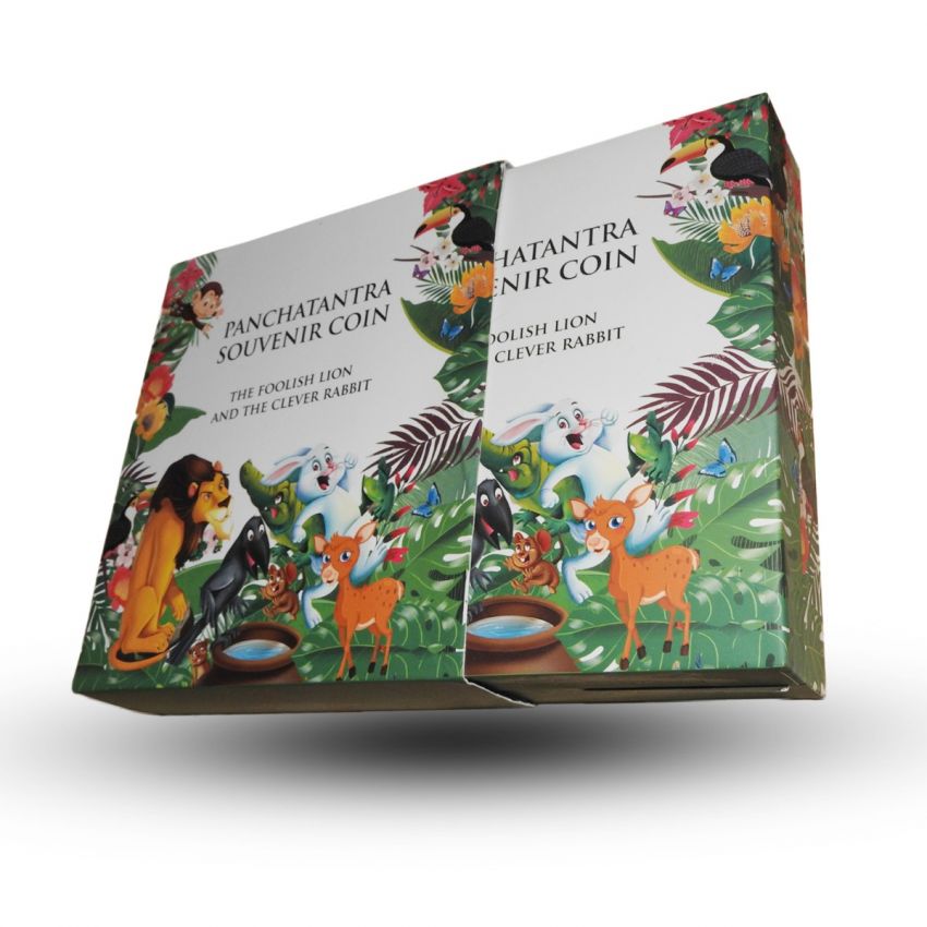 Panchatantra: Souvenir Coin | The Foolish Lion and The Clever Rabbit